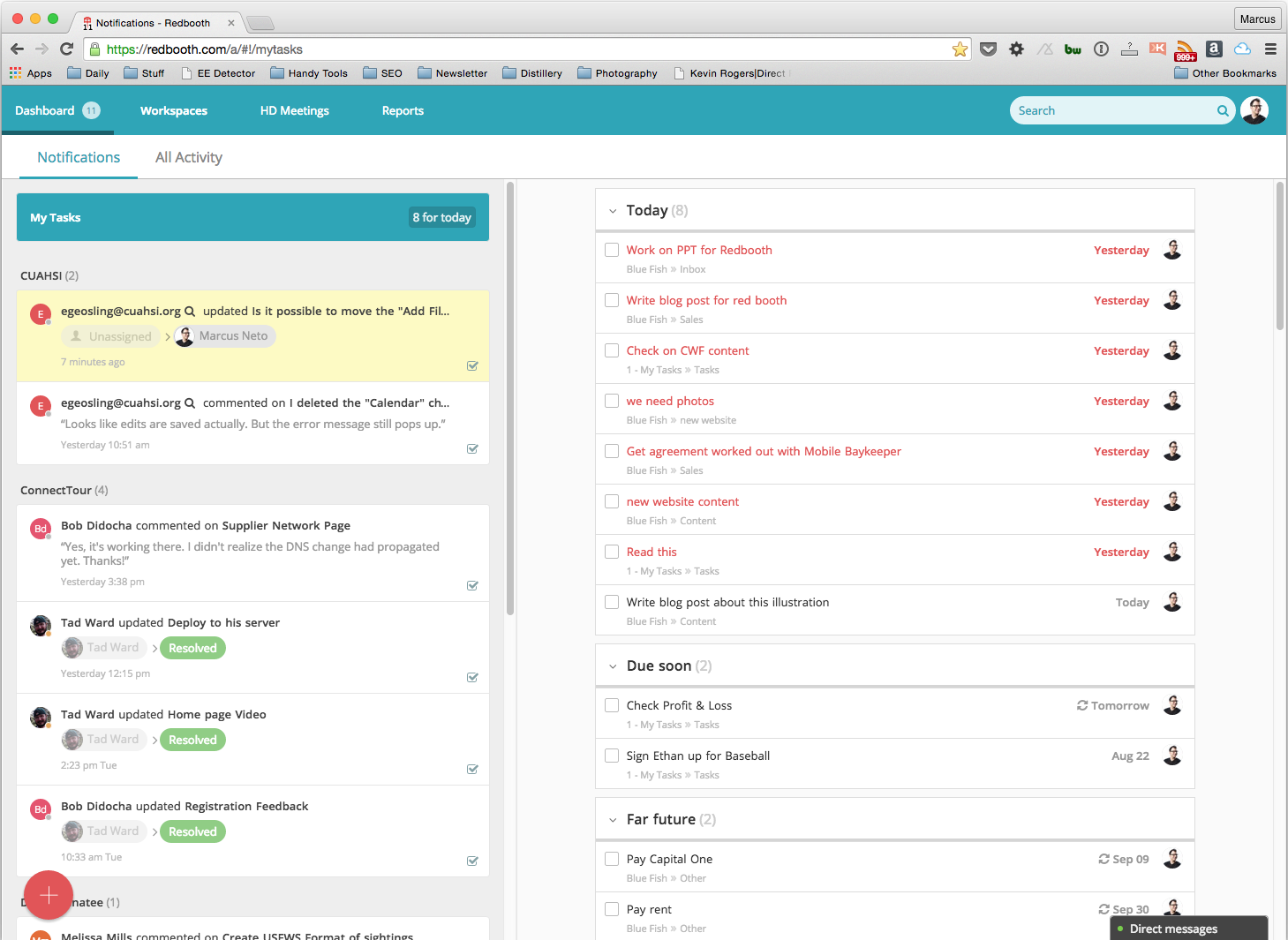 Redbooth Webinar on Workflow - Blue Fish Design Studio - Blue Fish